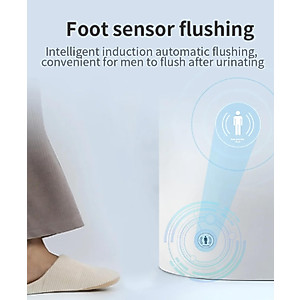 Homary Modern Small Smart Toilet Bidet, Floor Mounted Automatic Toilets for Bathroom, One-Piece Elongated Inteligente Toilet with Auto Flush,Heated Seat, Warm Water, Self Cleaning