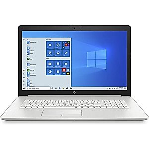 HP Laptop 17-BY4095CL 17.3" Touchsreen, Intel Core i5-1135G7, NVIDIA GeForce MX350, 12GB DDR4 RAM, 256GB SSD, 1TB HDD, Windows 10 Home, Natural Silver (Renewed)