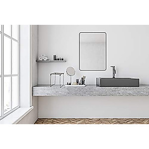 Mind Reader BORGLOCK-BLK Freestanding, 12.5 Inch Wire Shelf, Accessories Shelving Unit, Foldable, Portable, Ideal for School, Work and Gym Lockers. Holds up to 30 pounds, Black Metal