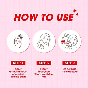 MELLOWTOUCH No Wash Protein Hair Treatment Balm, Hair Mask 250ml - No Rinse Off Deep Conditioner Repair Hair mask for Dry Damaged hair, Protein Mask 8.45 fl oz - K-Beauty, Made In Korea