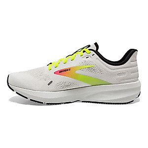 Brooks Women’s Launch 9 Neutral Running Shoe - White/Pink/Nightlife - 9