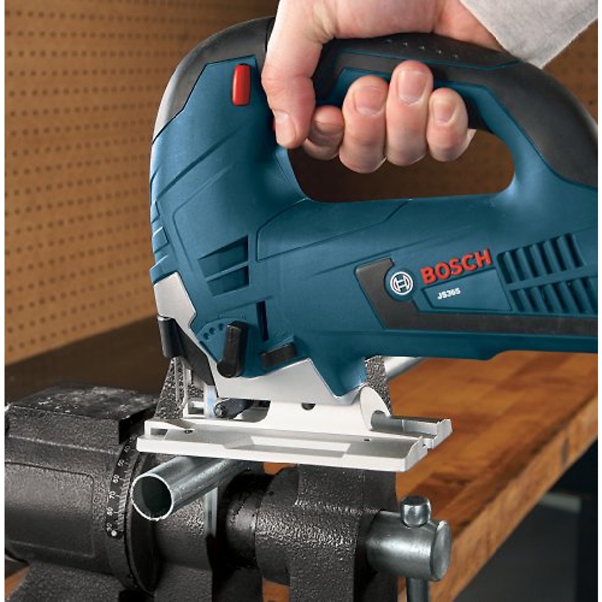 BOSCH 120-Volt Top-Handle Jigsaw Kit JS365 Blue, 6.5 Amp