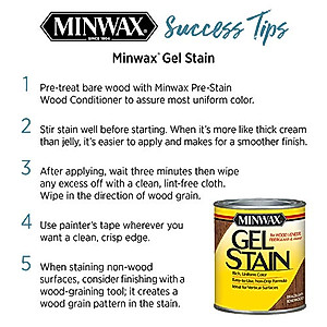 Minwax Gel Stain for Interior Wood Surfaces, Quart, Coffee