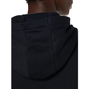 Under Armour Women's Rival Fleece Logo Hoodie , Black (001)/White , Medium