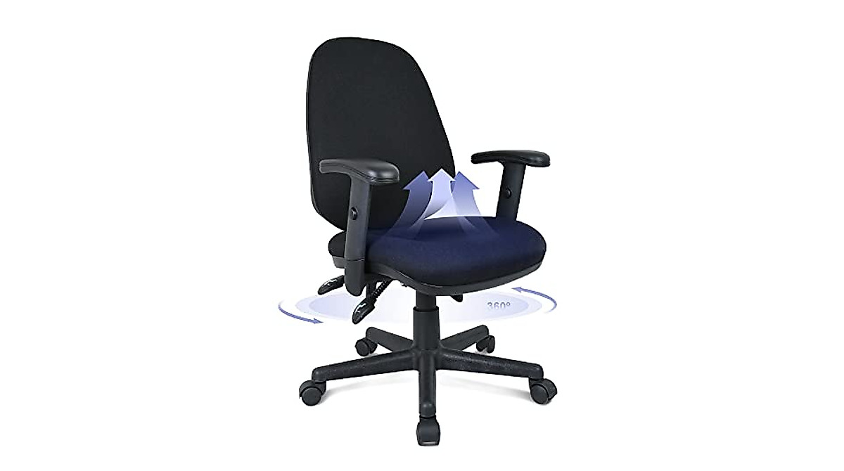 Ergonomic Mid Back Office Chair with Lumbar Support