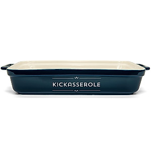 Groye Ceramic Casserole Dish - 10.6 x 7.2 x 2.3 - Funny Gift for Chef or Housewarming Gift Idea