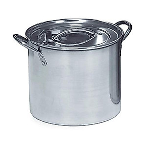IMUSA USA Stainless Steel Stock Pot 20-Quart, Silver