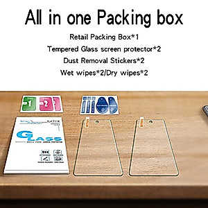 KATIN [2-Pack] Designed For Samsung Galaxy S20 FE 5G, Galaxy S20 FE Tempered Glass Screen Protector, Bubble Free, Support Fingerprint Reader, Case Friendly