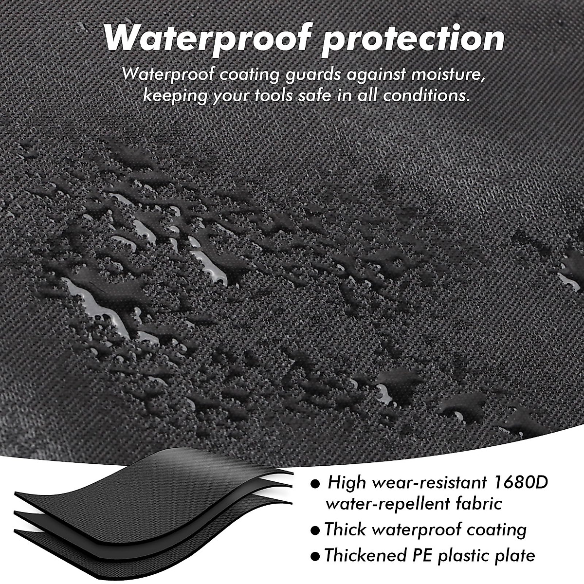 Air Compressor Bag, Compatible with Milwaukee M18 Inflator 2848-20, Air Pump and Battery Charger Carrying Box for Milwaukee, Holds 18V 3.0/4.0/5.0/6.0/6.5/7.0/8.0/9.0 Ah Battery, Black, Bag Only