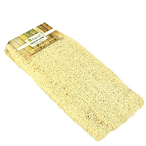 NileCart Egyptian Loofah Sponges Natural Exfoliating Body Wash Gourd, Loofah Bath Sponges for Skincare, Exfoliating Back Scrubber (One Whole Loofah 22")