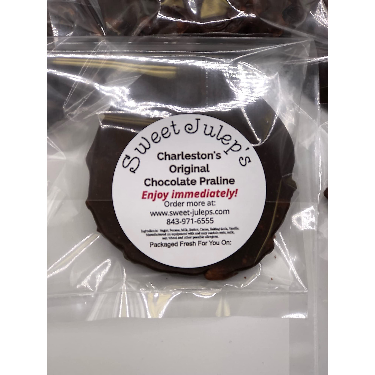 Authentic Chocolate Charleston Pralines Creamy Southern Pecan Candy