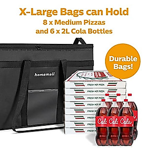 Homemell Insulated Bags - 3 Large Bags
