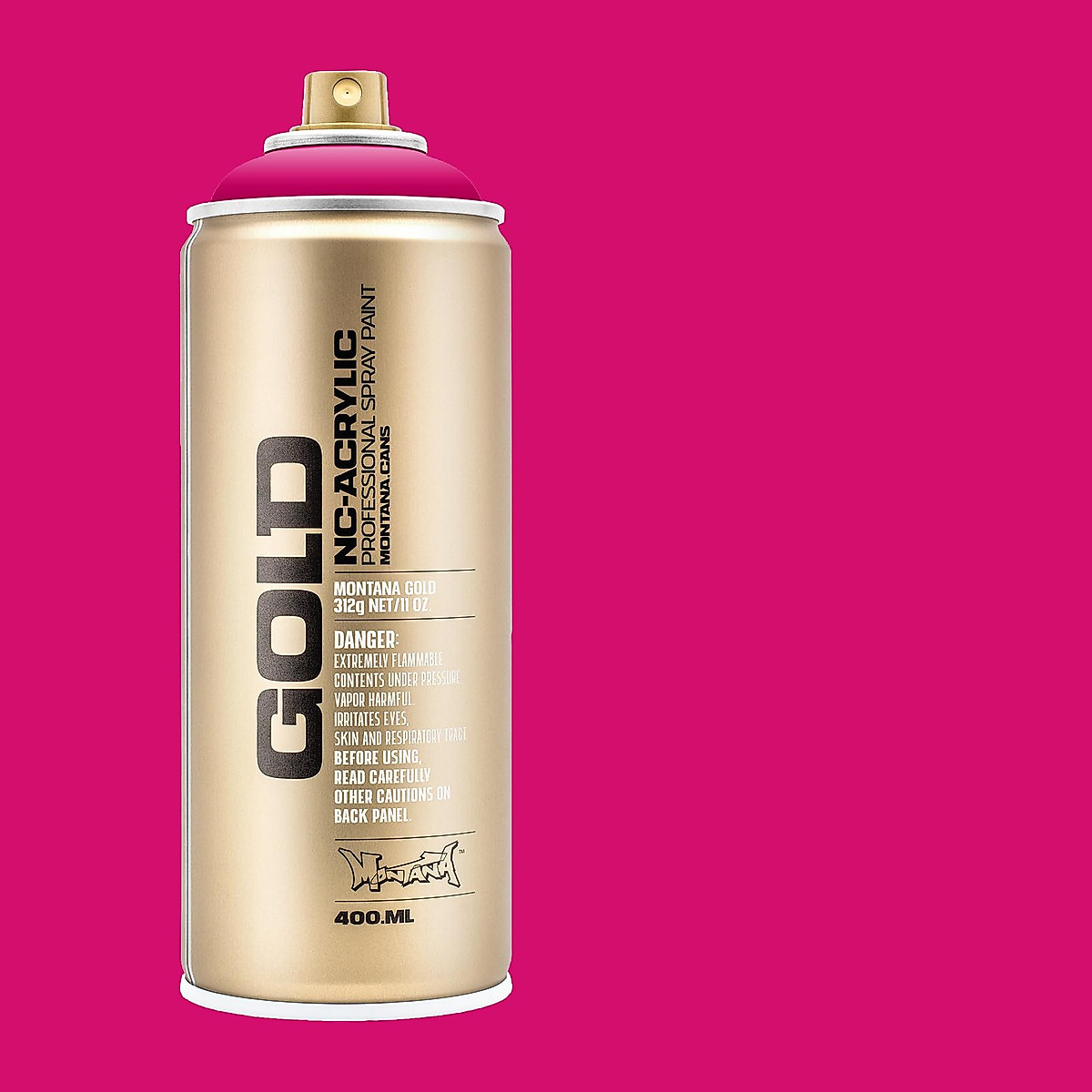 Montana Cans Montana GOLD 400 ml Color, 100 Percent Magenta Spray Paint, MXG-P3000