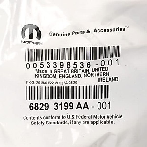 Mopar 68293199AA SENSOR TIRE PRESSURE