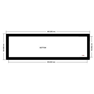 Demciflex Staubfilter Fractal Design Define R6 - Bottom