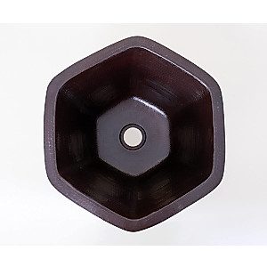 Copper Hexagonal Bar Sink