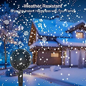 Auxiwa Halloween Lights Outdoor Decorations Projector Show LED Indoor Pumpkin Projection Outside Spotlight for Holiday House Yard Garden Party Decorations