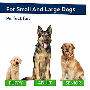 STRELLALAB No Poo Chews for Dogs - Coprophagia Stool Eating Deterrent - No Poop Eating for Dogs - Digestive Enzymes - Gut Health & Immune Support - Stop Eating Poop - Chicken Liver Flavor 120Chews