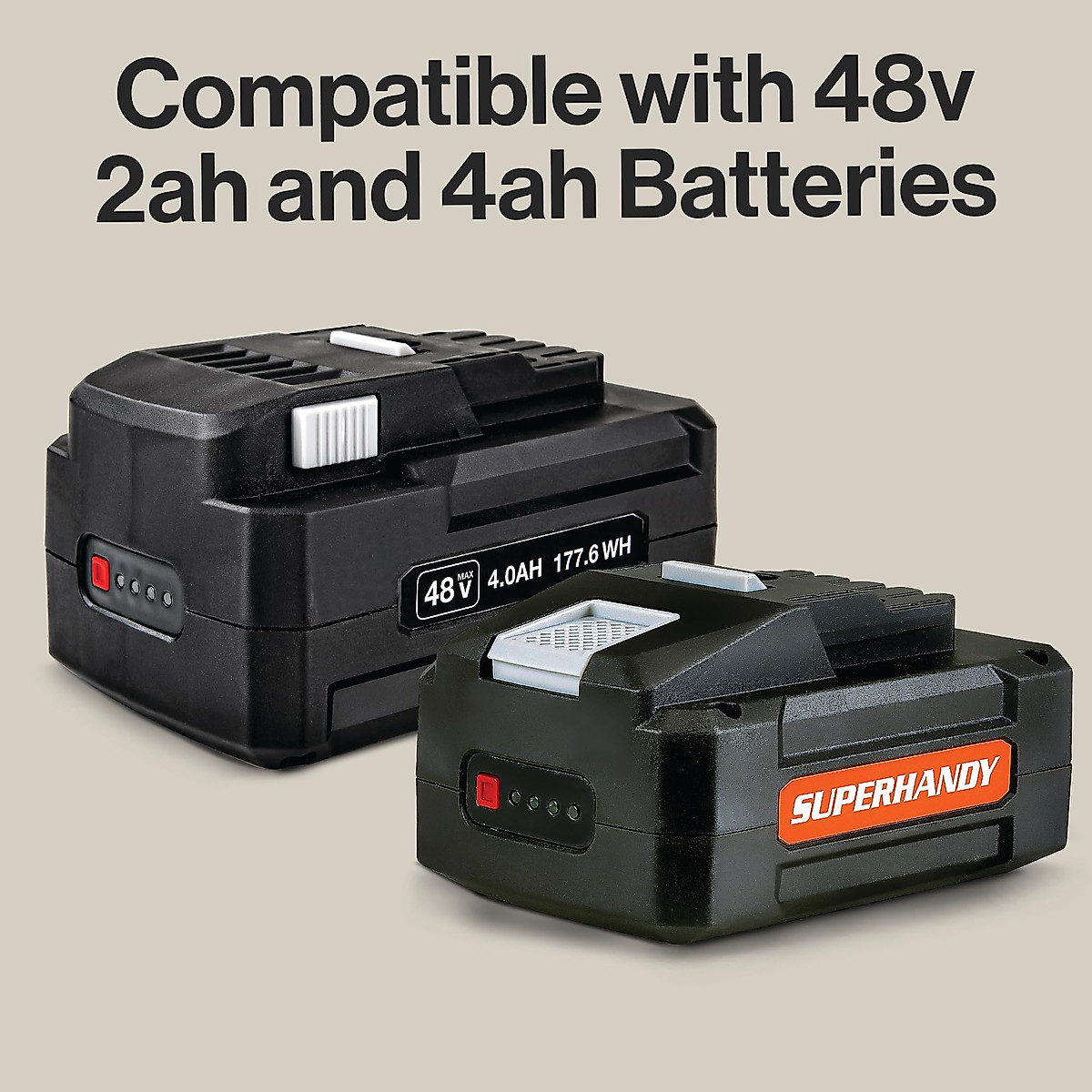 SuperHandy Heavy Duty Lithium Ion Battery Charger 100-240V AC 50/60Hz 2.5A (Charger ONLY) (for SuperHandy 48V 2Ah/4Ah Batteries Used n Utility Cart, Wheelbarrow, Mobility Scooter, Air Compressor)