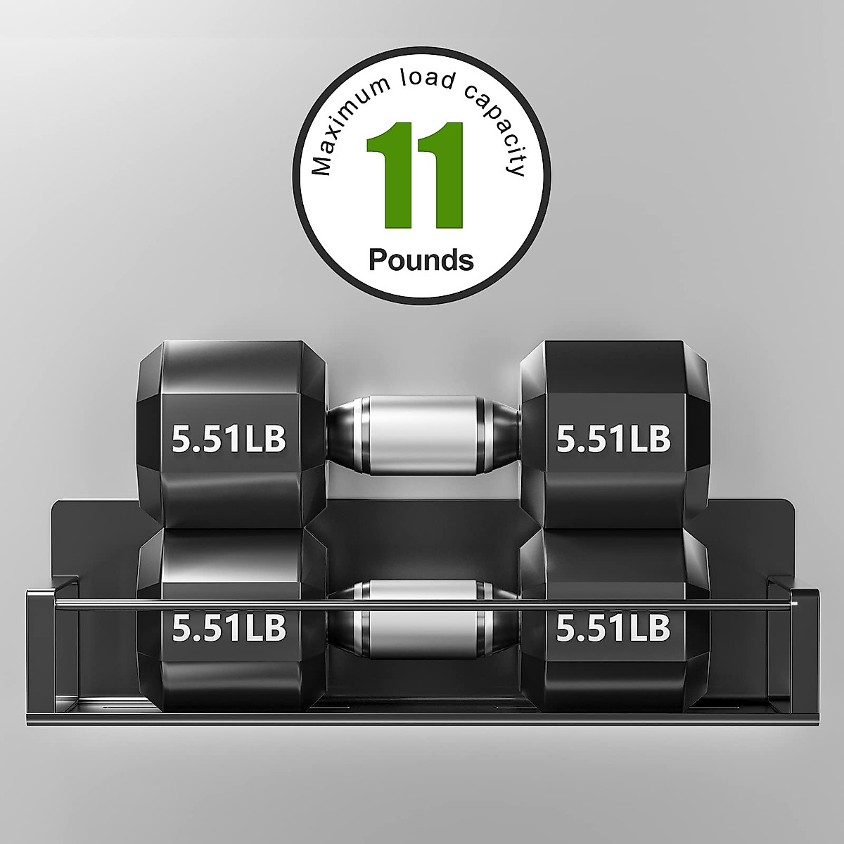 Vetacsion 4 Pack Moveable Refrigerator Magnetic Organizer,Metal Matt Black…