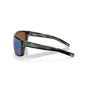 Costa Man Sunglasses Matte Reef Frame, Green Mirror Lenses, 60MM