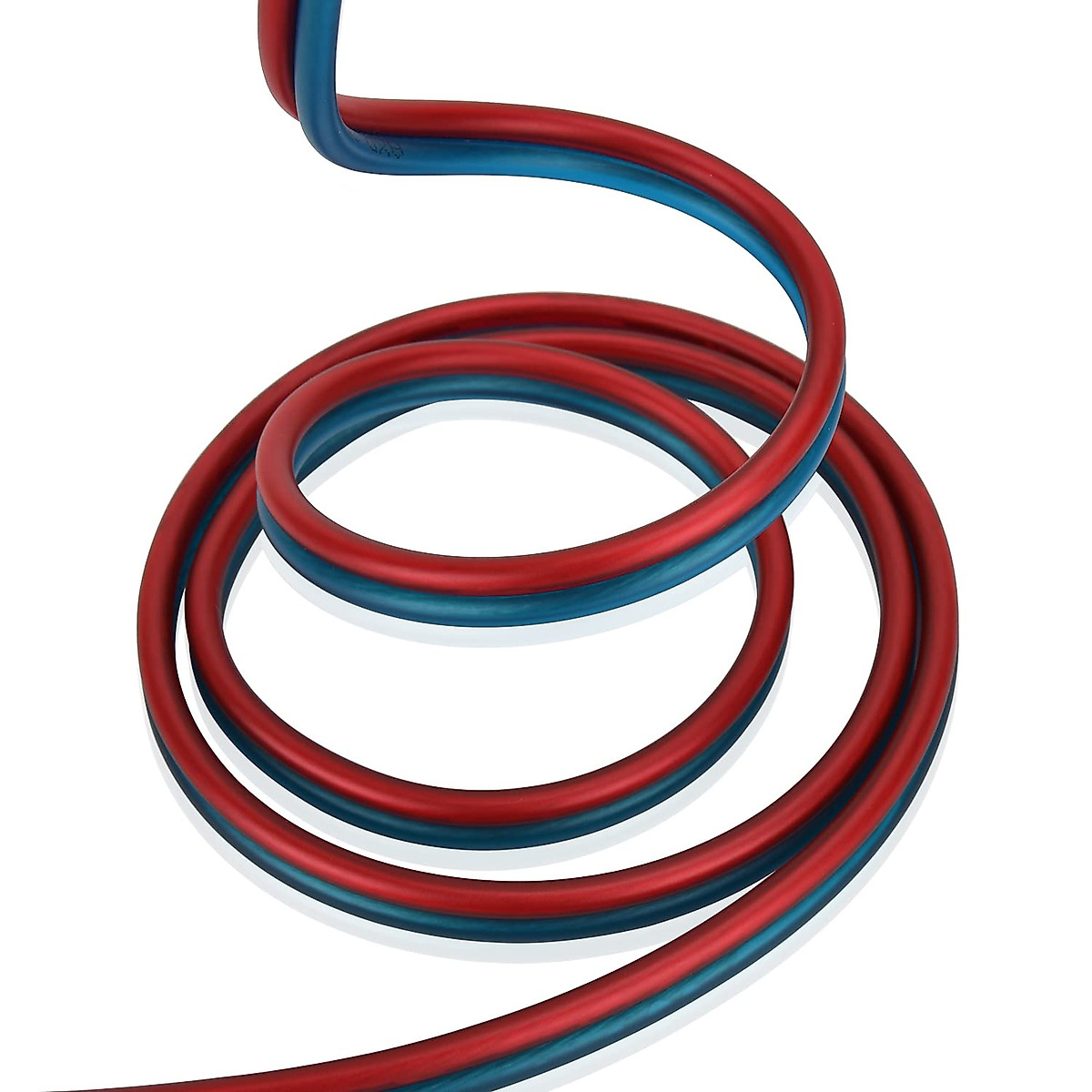 AutCreation Speaker Cable Wire with Banana Plugs,12AWG HiFi Pure Copper Speaker Cable Wire,99.9% OFC Copper,Gold-Plated Banana Tip Plugs,Red/Blue (3M(9.8ft))