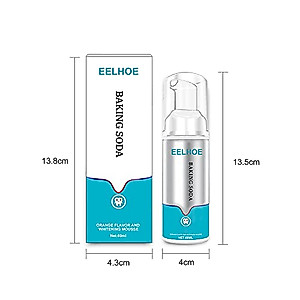 CCYP Brightify Deep Cleaning Foam Toothpaste,Deep Cleansing Foam Toothpaste Eelhoe, Teeth Whitening Toothpaste, Baking Soda Toothpaste, Intensive Stain Removal Toothpaste (1pcs)