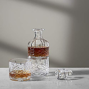 Marquis by Crystal Waterford Markham Stacking Decanter & Tumbler pair
