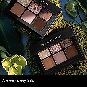 LORAC Mini PRO Matte & Glitter Eyeshadow Palette, Winter Rose | Luxuary Makeup Pallete | Metallic Colors | Cruelty Free, Gluten Free, Vegan