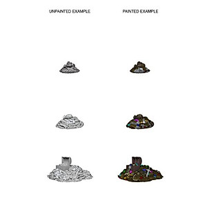 WizKids Deep Cuts Unpainted Miniatures Terrain: Wave 3: Treasure Piles