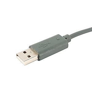 Zerone Replacement Wired Controller USB Breakaway Adapter Connection Cable Cord for XBOX360 (Gray)