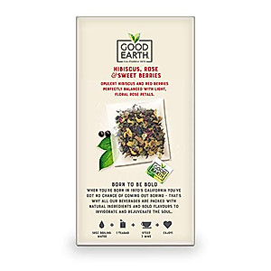 Good Earth Sensorials Hibiscus, Rose & Sweet Berries Herbal Tea 15 ct Box