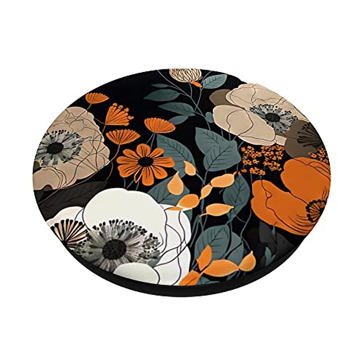 Greenery Botanical Boho Wildflowers Line Art Floral PopSockets Swappable PopGrip