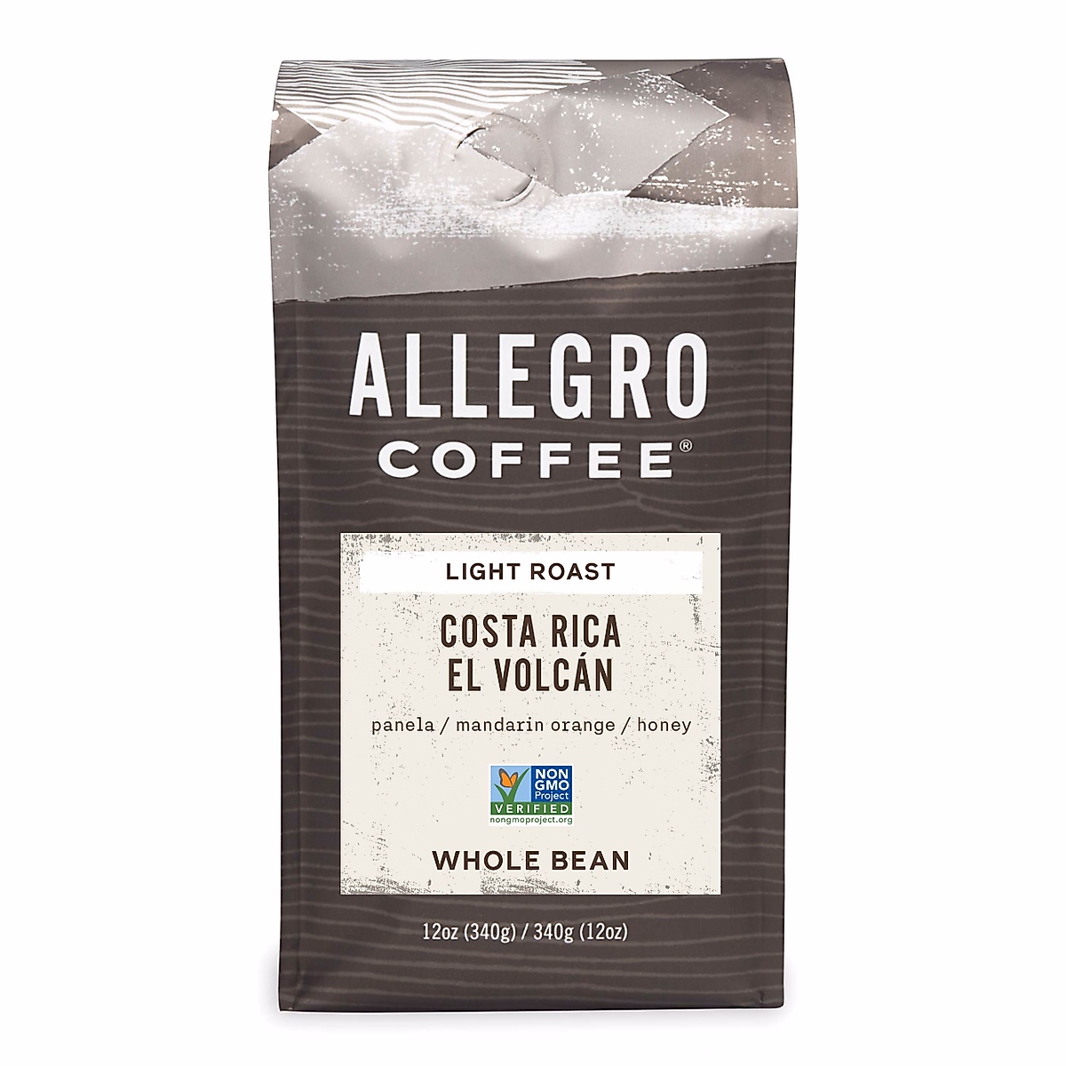 Allegro Coffee, Coffee Costa Rica El Volcan Whole Bean, 12 Ounce