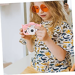 Milisten Toddler Camera 3pcs Portable Digital for Cat Kids Video Children Gaming Recorder Selfie Toddler Girls Camera Mini Cameras P Cartoon Boys Toy Digital Camera