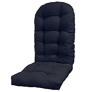 YEFU Adirondack Chair Cushion, Rocking Chair Cushions High Back, Thickened Patio Chair Pad for Indoor and Outdoor, 49x20x5 Inch, Navy