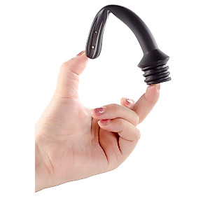 RVDKBULB Compact Silicone Douche Bag, Reusable Travel Douche Kit, 11 Fl Oz Capacity, White