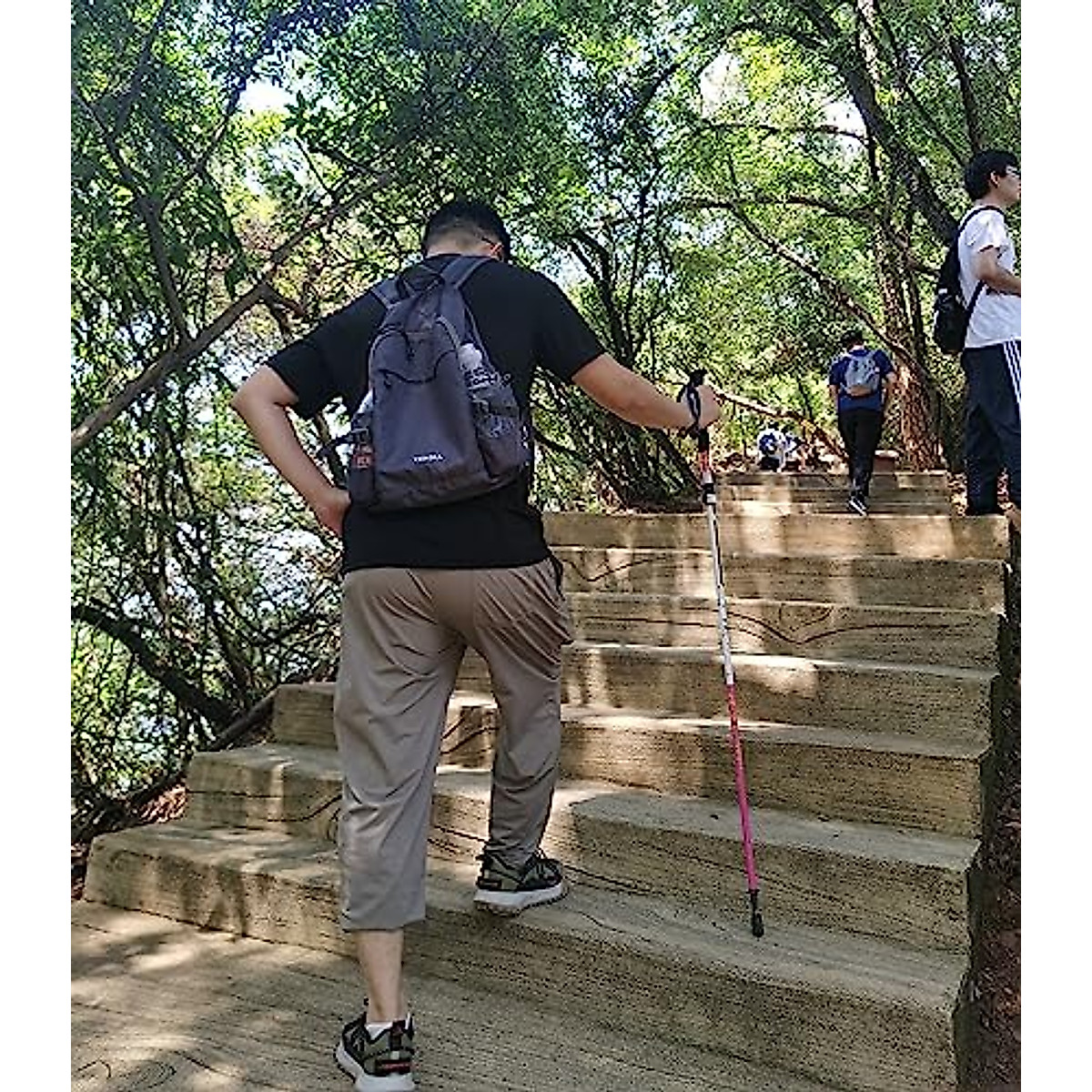 YZAOLL 20L Lightweight Packable Hiking Backpack,Small Hiking Backpack Day Pack for Women Men Travel Camping Vacation,Black