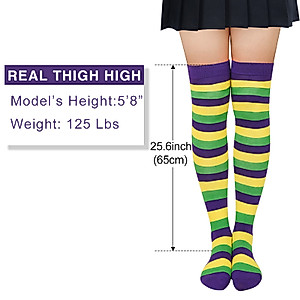 UXQEJO Knee High Socks for Women Thigh High Long Sock Over Knee Knit Stockings Tall Leg Warmers