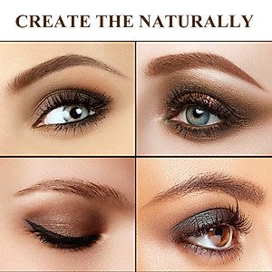 MARIA AYORA Liquid Eyebrow Pencil,Brow Tint Pen With Micro Brush Tip,Longlasting,Waterproof,Smudgeproof Eye Brow Makeup,Light Grey(Pack of 2)