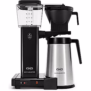 Technivorm Moccamaster 79314 KBGT thermal Carafe 10-Cup Coffee Maker 40 Ounce, Black 1.25l