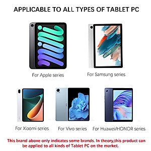Tablet Stand with Hand Strap - Universal Tablet Hand Strap Holder & Loop Fastening Handle Grip with Velcro Adjustable Length for iPad Pro 9-11 Inch iPad Mini 6/7 Samsung Tablets