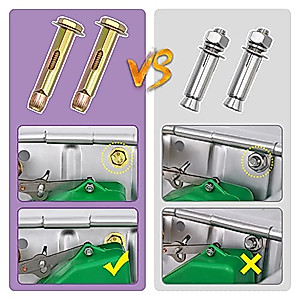 KHEARPSL Automatic Waterer Bowl with Brass Float Valve and Drain Hole, Stainless Steel Dog Livestock Water Bowl with Hose, Connector and Screws