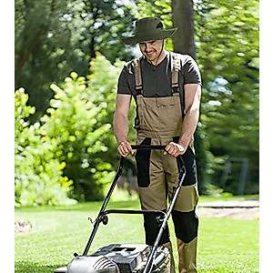 Wmcaps UPF 50+ Sun Protection Hats for Men Women, Wide Brim Waterproof Bucket Hat for Fishing, Hiking, Garden, Outdoor Dark Grey