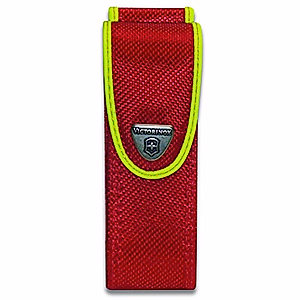 Victorinox Swiss Army Rescue Tool Pocket Knife with Pouch, Fluorescent Yellow ,111mm