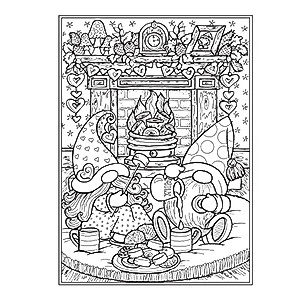 Creative Haven Gnome Sweet Gnome Coloring Book (Adult Coloring Books: Fantasy)