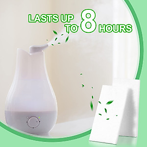 100 Pack Aroma Pads Aromatherapy Car Diffusers Essential Oil Unscented Refill Car Essential Oil Diffuser Replacement Pluggable Aroma Humidifier Pad