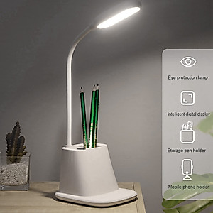 01 02 015 Foldable Desk Lamp, Multi-Purpose LED Display Table Light Digital Display for Study for Reding for Desktop for Living Room for Bedroom