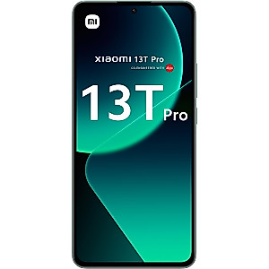Xiaomi 13T PRO 5G + 4G LTE (1024GB+16GB) Global ROM Unlocked Worldwide (Tmobile Mint Tello Global) 50MP Triple Pro Leica Camera 6.67" 144Mhz + (w/Fast 51w Car Charger) (Meadow Green Global ROM)
