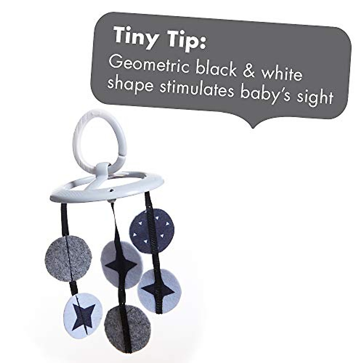 Tiny Love Black & White Gymini Infant Activity Play Mat With-Book, Magical Tales, Deluxe, 1